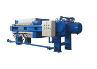 China Compact Structure Fully Automatic Unloading Once Open Filter Press for sale