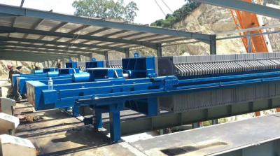 China Stable Operation Manual Pull Plate Hydraulic Recessed Filter Press for sale