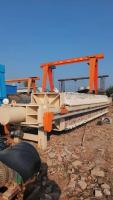 China Large mobile oil cylinder filter press with automatic filter cloth travel for sale