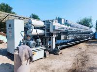 China Large mobile oil cylinder filter press with automatic filter cloth travel for sale