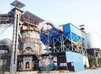China Compact Footprint Simplified Process For Slag Vertical Roller Mill for sale