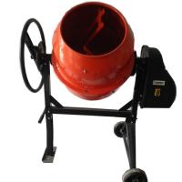 China Durable Cement Plant Equipments Vertical Drum Mixer with Manual Tilt Wheel and High Output Motor for Material Blending for sale