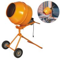 China Durable Cement Plant Equipments Vertical Drum Mixer with Manual Tilt Wheel and High Output Motor for Material Blending for sale