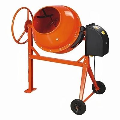 China Durable Cement Plant Equipments Vertical Drum Mixer with Manual Tilt Wheel and High Output Motor for Material Blending for sale
