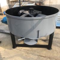 China Cement Plant Equipment Heavy Duty Concrete Flat Batch Mixer For Preparing Concrete Cement Mortar Plaster for sale