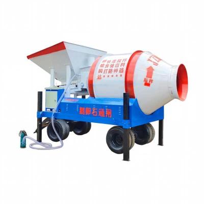 China Cement Plant Equipments Fixed Bucket Drum Mixer Concrete Mixing Machine For Precast Factory And Hydraulic Engineering for sale