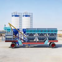 China JS Mobile Forced Mixing Plant Portable Concrete Mixing Station Cement Plant Equipments for sale