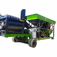 China JS Mobile Forced Mixing Plant Fast Transfer Construction Concrete Mixer Cement Plant Equipments for sale