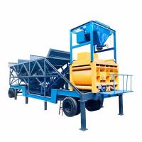 China JS Mobile Forced Mixing Plant For Construction Project Cement Plant Equipments Manufacturer Supply for sale