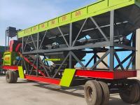 China JS Mobile Forced Mixing Plant Mobile Concrete Mixing Station Cement Plant Equipments OEM Available for sale