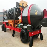 China Complete Mobile Concrete Production Line JZM Series Drum Mixing Plant Cement Plant Equipments For Road Building for sale