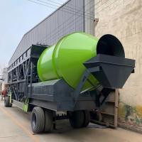 China Complete Mobile Concrete Production Line JZM Series Drum Mixing Plant Cement Plant Equipments For Road Building for sale