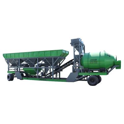 China Portable Concrete Mixer Plant JZM Series Mobile Drum Mixing Plant Cement Plant Equipments For Small Medium Project for sale