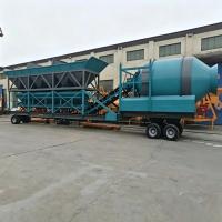 China Compact Structure JZM Series Mobile Drum Mixing Plant Accurate Weighing Concrete Mixer Station Cement Plant Equipments for sale