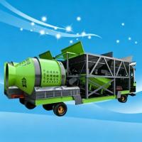 China Compact Structure JZM Series Mobile Drum Mixing Plant Accurate Weighing Concrete Mixer Station Cement Plant Equipments for sale
