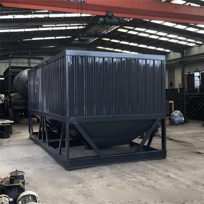 China Cement Plant Equipments Horizontal Cement Tank, Horizontal Cement Silo For Concrete Mixing Station for sale