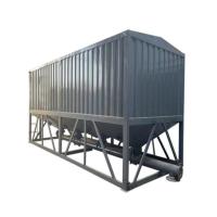 China Low Profile Horizontal Cement Silo, Bulk Powder Storage Horizontal Cement Tank Cement Plant Equipments for sale