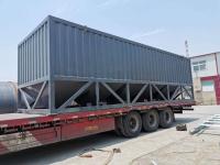 China Cement Plant Equipments Mining Machinery Horizontal Cement Tank, Container Type Horizontal Cement Silo for sale