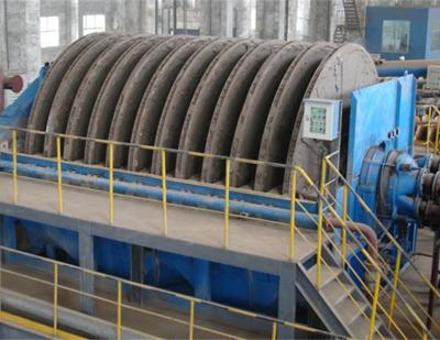 China GPY Solid Liquid Separation Ore Dressing Equipment Disk Filte for sale