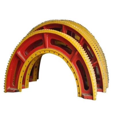 China Rotary Kiln Casting Steel HRC55 Spur Mill Girth Gear And Ball Mill Girth Gear CITIC HIC Factory Price for sale