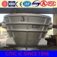 China Metallurgical 100 T 22 CBM Cast Iron Slag Pot and slag ladle for steel plant for sale
