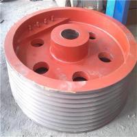 China 50mm Diameter Jaw Crusher Pulley Flywheel Of Mining Machine Spare Parts for sale