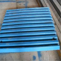 China High Manganese  10T 100 TPH Reversible Jaw  Crusher Liner and jaw plate factory price for sale