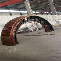 China 120 MT Cement Ball Mill Girth Gear Machine Parts And Spur Gear And Ring Gear for sale