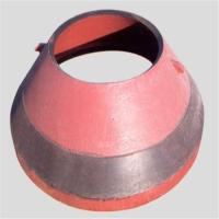 China Mn14Cr2 Mn18Cr 540 HB Tensile Crusher Concave Crusher Mantle Bowl Liner for sale