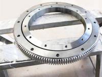 China Rubber Seal External Gear  4 Point Contact Slewing Ring Bearing for sale