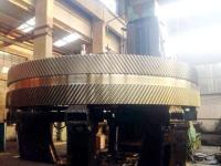 China 16000mm Diameter Rotary Kiln And Ball Mill Girth Gear factory with high quality for sale