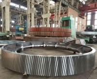 China Cement Plant 70 Module 1000 TPD Rotary Kiln Gear Ring and spur gear for sale