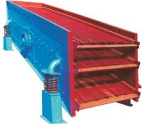 China Dual Motor Powerful Ore Dressing Equipment Linear Vibrating Screen for sale