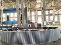 China 42CrMo Steel 16000mm Large Ring Gear For Cement Mill And Rotary Kiln Girth Gear for sale
