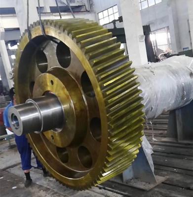 China Rotary Kiln / Cooler Casting 20Mode Mill Pinion Gears And Girth Gear for sale
