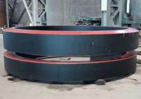 China Plain Riding Ring Cement Plant 2-9M Rotary Kiln Tyre And Rotary Kiln Ride Ring for sale