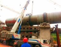 China 180tpd 2.5x40 Cement Rotary Kiln For Production Line And Cement Plant Machines Factory for sale