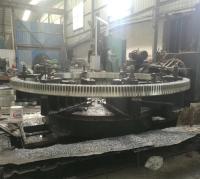 China Double Row Dia 10000mm Cross Roller Slewing Bearing and stacker bearing and marine bearuing factory price for sale
