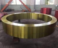 China 35CrMo Cement Rotary Kiln Tyre For Cement Plant and rotary kiln riding ring for sale