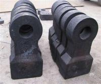 China High Mn Imbedding Cemented Carbide Coal Crusher Hammer Mining Machine Spare Parts for sale