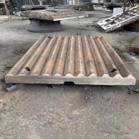 China Manganese Crusher Jaw Plate Mn13Cr2 OF Mining Machine Spare Parts for sale
