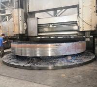 China ZG35CrMo Rotary Kiln Dryer For Cement Mining Machinery Tyre Plain Riding Ring for sale