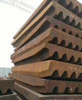 China High Manganese Casting Mn18Cr2 Replacement Jaw Crusher Wear Plates for sale