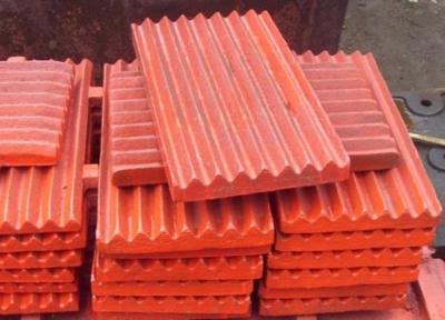 China High Manganese Casting Mn18Cr2 Replacement Jaw Crusher Wear Plates for sale