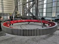China Heavy Duty 16000mm ball mill girth gear For Ball Mill And Rotary Kiln for sale
