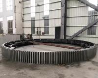 China Heavy Duty 16000mm ball mill girth gear For Ball Mill And Rotary Kiln for sale
