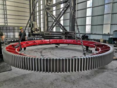 China Heavy Duty Dia 6500mm Ball Mill Girth Gear Ball Mill Grinding Drives durable 25.4M for sale