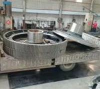 China UNI EN ISO 42CrMo4 Rotary Kiln Girth Gear Ring Gear and cement Ball Mill Ring Gear price for sale