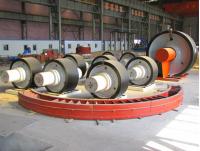 China Rotary Kiln Spare Parts ASTM1045 Castings And Forgings Rotary Kiln Tyre Riding Ring for sale