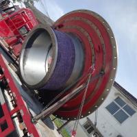 China Customized 485MPA Casting Steel End Cap Ball Mill End Cover and mill end cap, mill ends for sale